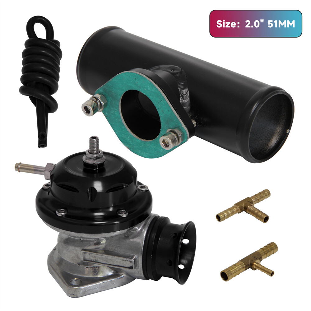 Universal 2.0" 51mm Type-S 10PSI Adjustable Turbo Blow Off Valve Flange ...