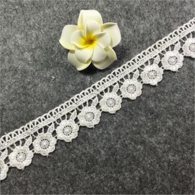 10Yards Vintage Flowers lace Crochet Trim Wedding dress Clothing ...