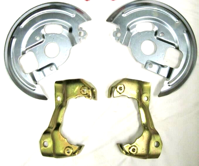 GM Disc Brake Caliper Brackets + Backing Plates Dust Shields A F X ...
