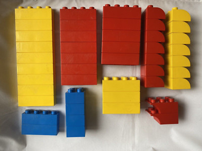 Tyco Blocks 46 Piece Red Blue Yellow Lot | eBay