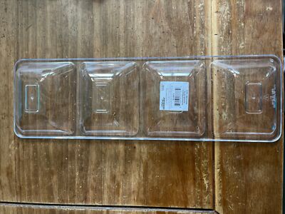 NEW Lot 7 Compartments Tray Plastics Clear 16 IN x 5 IN | eBay
