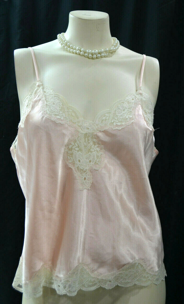 VICTORIA'S SECRET Nightie Cami Sexy teddie teddy lace satin cami short ...