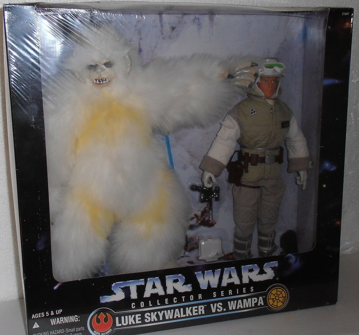 Star Wars KENNER 12" inch action figure Luke SKYWALKER vs. WAMPA (1997 ...