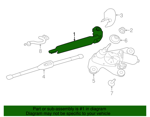 Jaguar F-pace X761 Rear Wiper Arm T4A6077 OEM for sale online | eBay