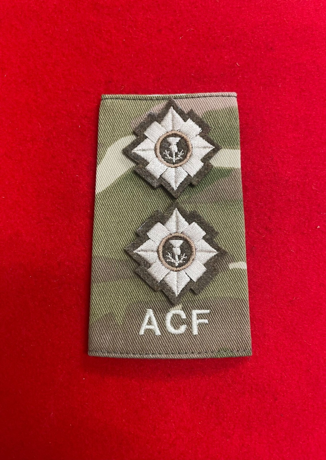 Kings Crown ACF Foot Guards MTP Rank Slides Army Cadet Force Guards ...