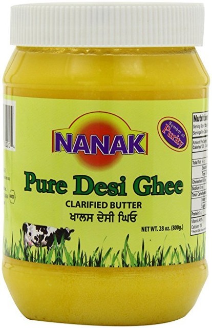 Nanak Pure Desi Ghee Clarified Butter 28-ounce Jar for sale online | eBay