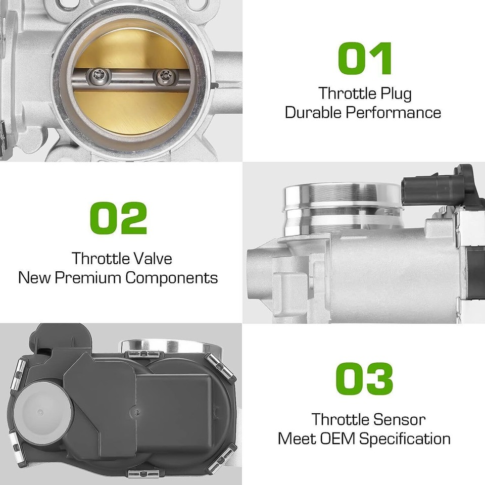 12671379 Throttle Body for 2016-2019 GM Cruze Encore 1.4L Malibu ...