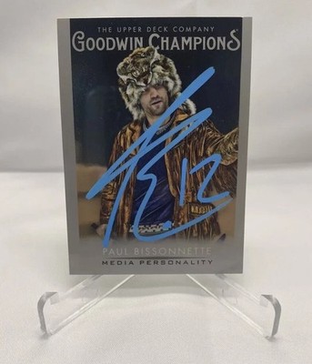 Paul Bissonnette Autograph Signed 2021 Upper Deck Goodwin Champions ...