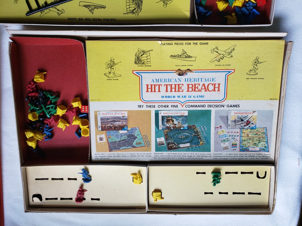 MB American Heritage Broadside, Dogfight, and Hit the Beach | eBay