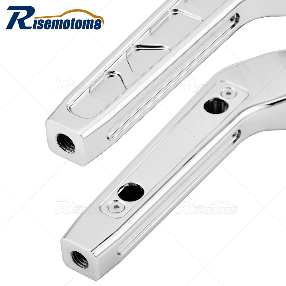 4"-14" Handlebar Riser Kit 1.5" Pullback For Harley Touring Road King ...