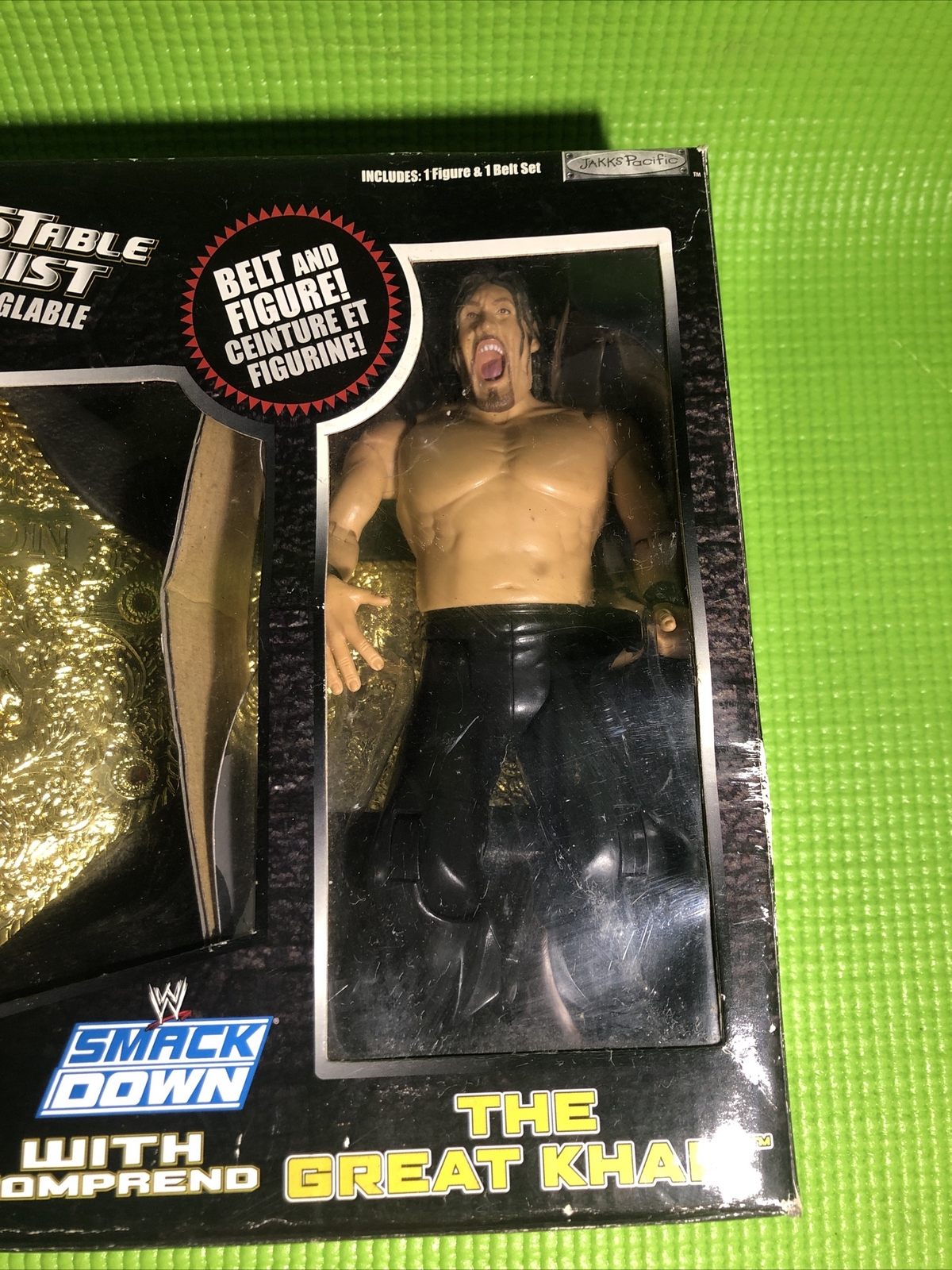 WWE Smackdown World Heavyweight Championship Action Figure & The Great ...