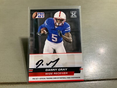 2022 PRO SET RC AUTOGRAPH RED DANNY GRAY SAN FRANCISCO 49ERS | eBay