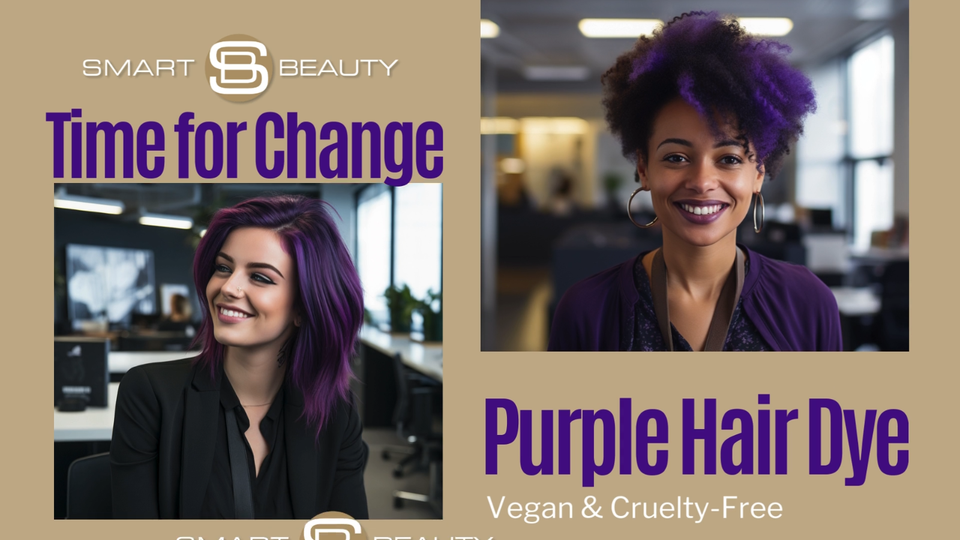 Smart Beauty Plex Amethyst Purple Hair Dye Permanent. Vegan & Cruelty ...