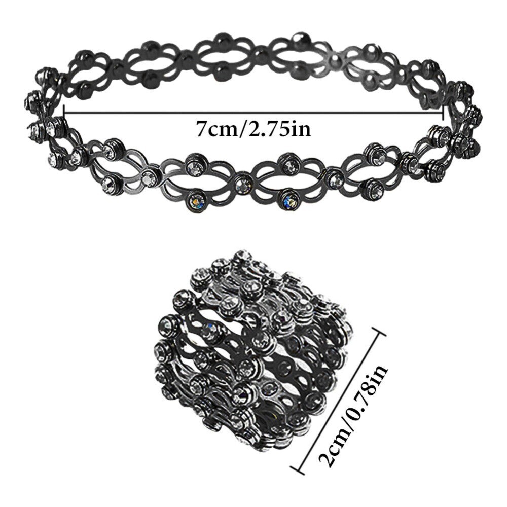 2-in-1 Magic Expandable Ring Adjustable Telescopic Ring Swirl Bracelet ...