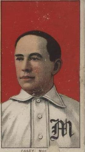 1909-11 T206 - Doc Casey 350 Factory No. 30 Back Red Background (RC ...