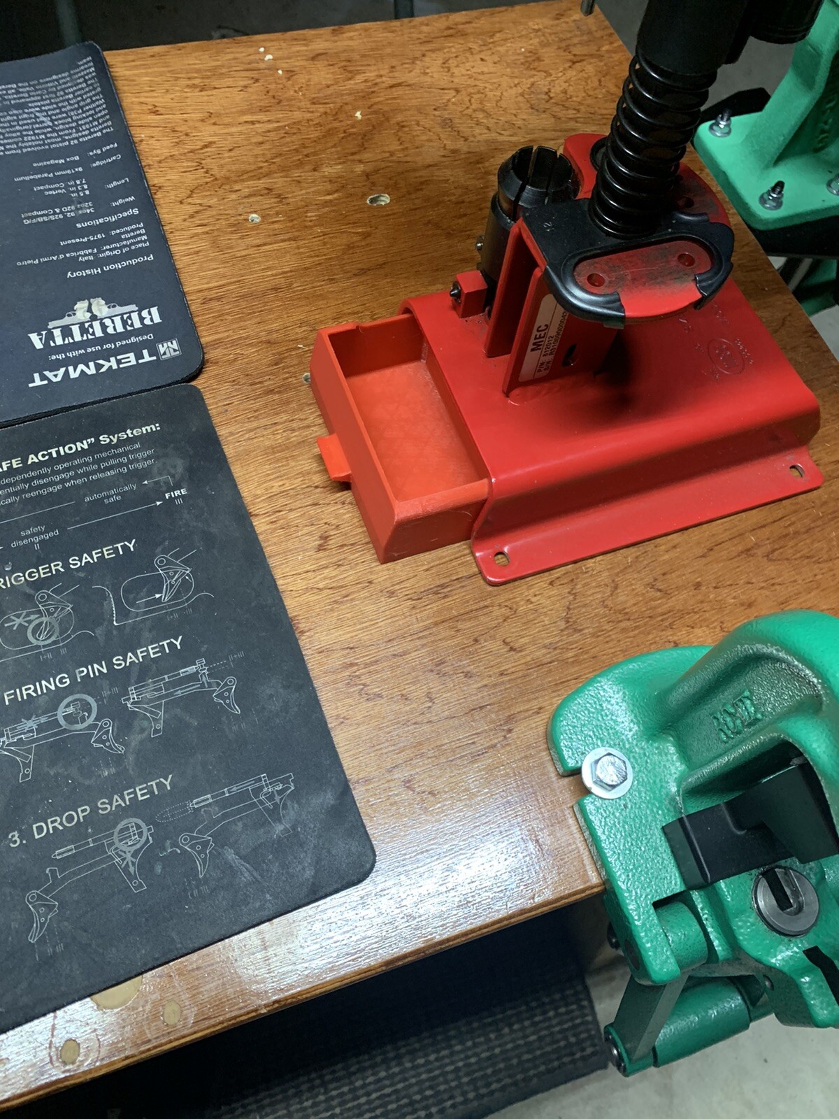 MEC SM82 Size Master 3D Printed magnetic primer tray High capacity Red ...