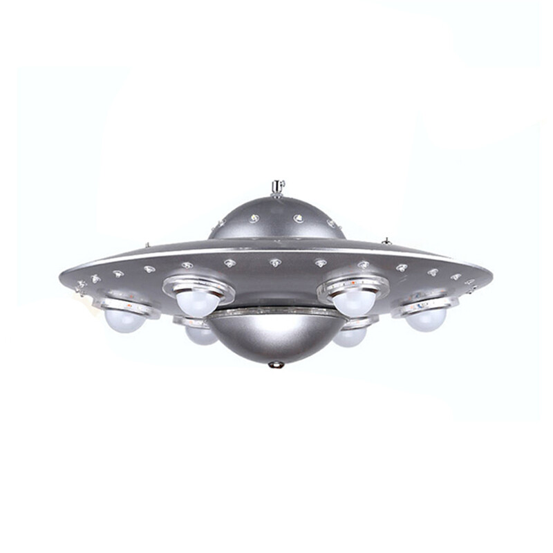 Creative UFO Pendant Light Fixture Spaceship LED Chandelier for ...