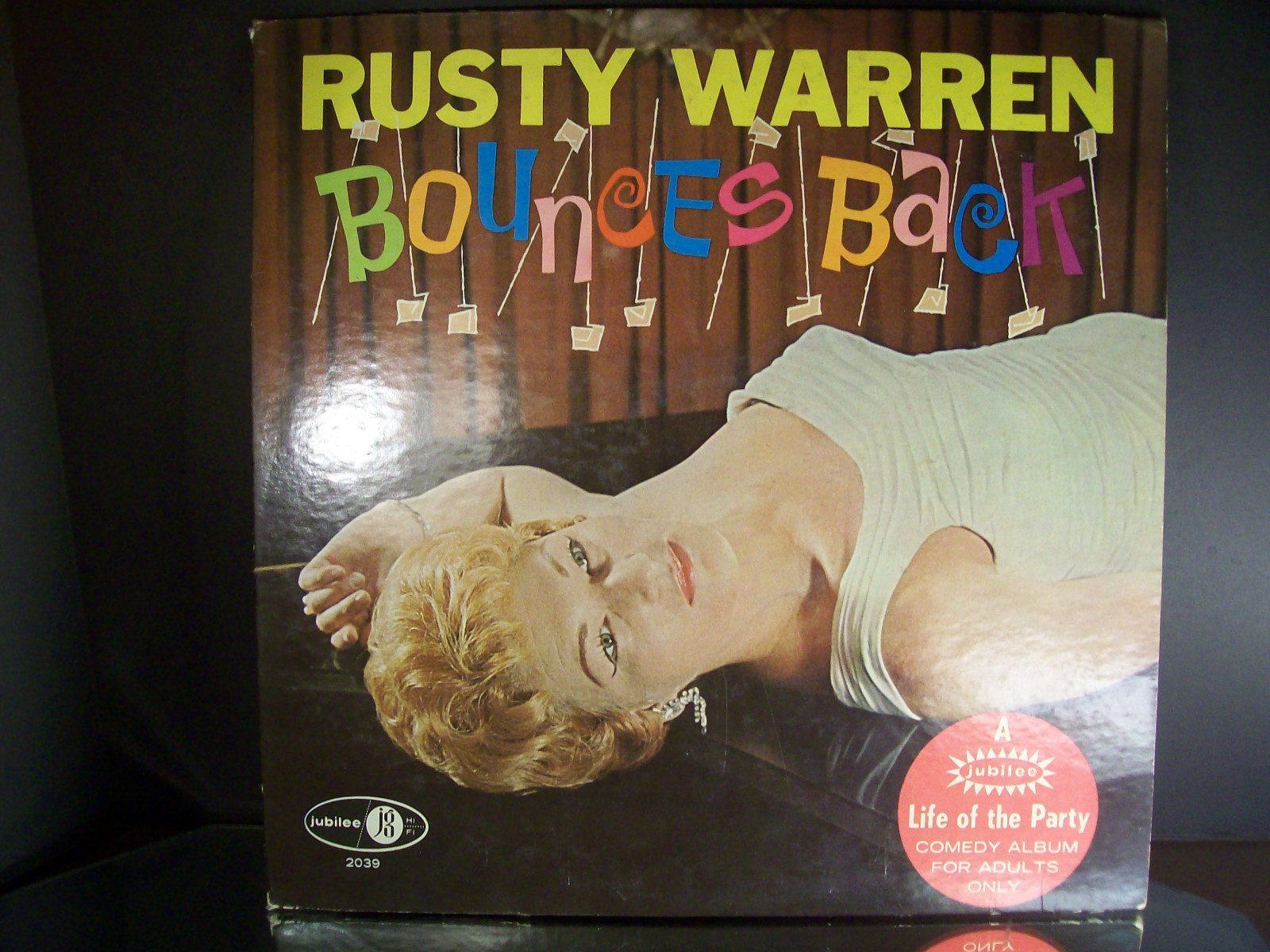Original Rusty Warren Bounces Back 1961 Vinyl Record Album Jubilee JGM ...