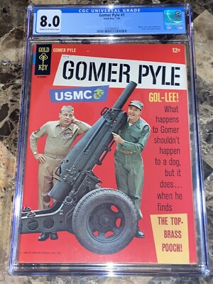 1966 GOLD KEY GOMER PYLE #1 COMIC BOOK CGC 8.0 | eBay