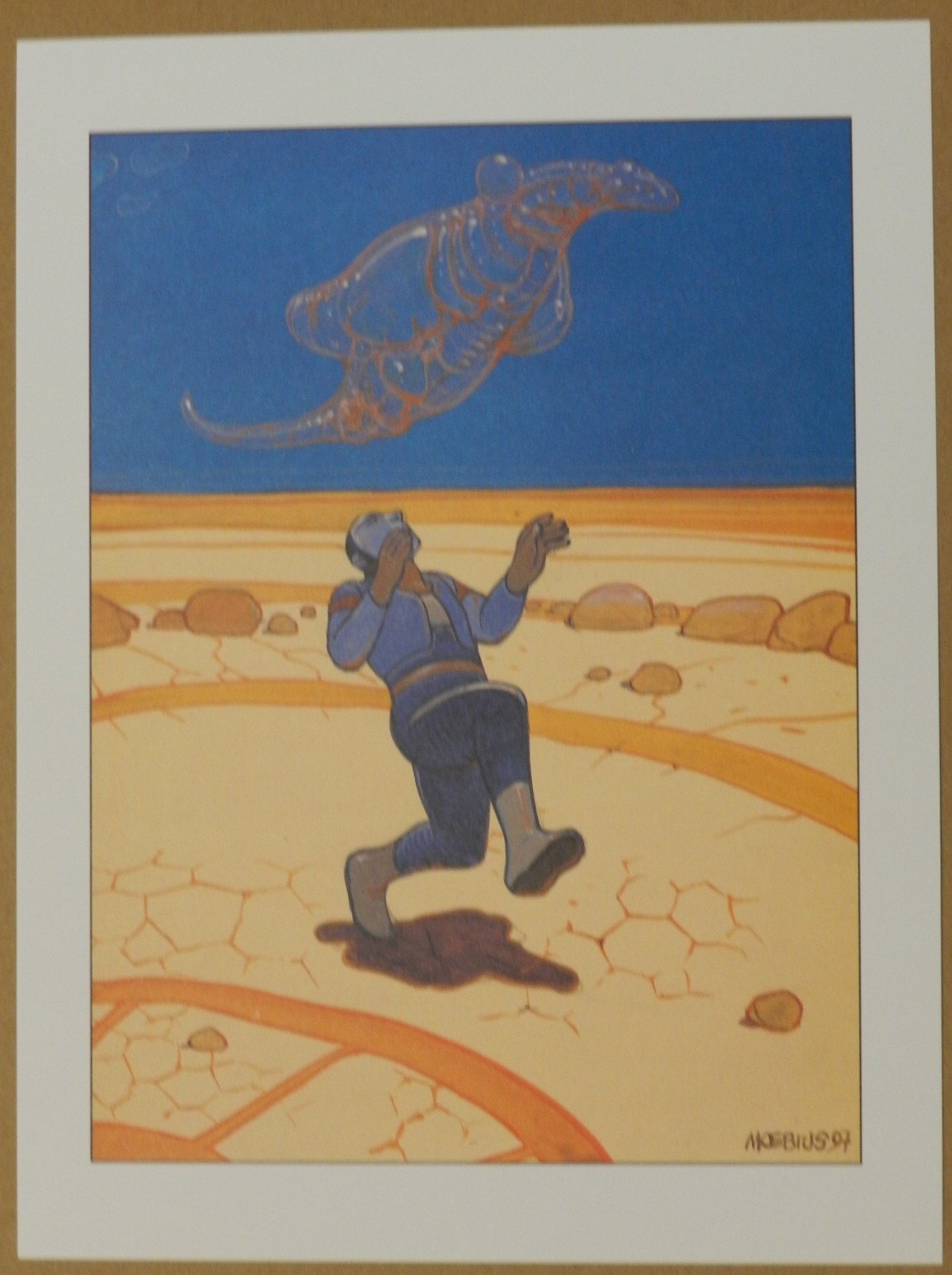 MOEBIUS ART COLOR LITHOGRAPH JEAN GIRAUD UNSIGNED STARWATCHER by STARDOM | eBay