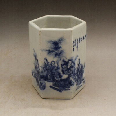 Brush Pots - Hexagon Brush Pot