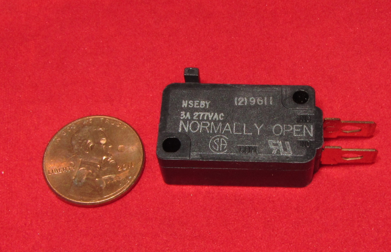 C&K Unimax Plunger Action Micro Switch, NO, 3A, 277V AC Push Button ...