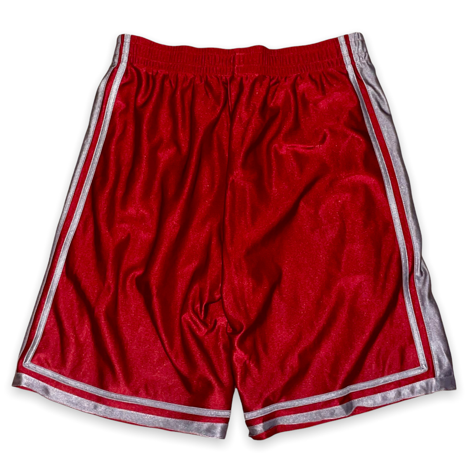 Tek Gear Dazzle Basketball Shorts Silky Shiny Red Si… - Gem