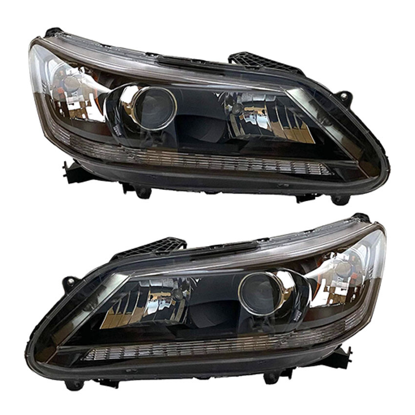 NEW HEADLIGHT PAIR FITS HONDA ACCORD SPORT SEDAN 2.4L 13-15 HO2502151 ...
