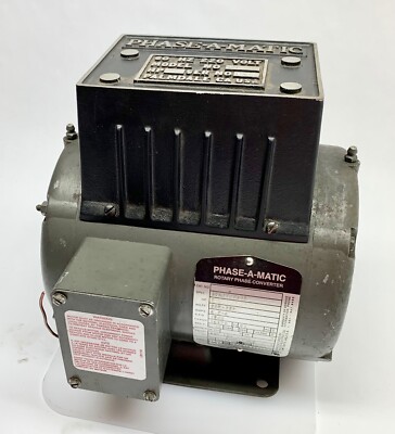 Phase Converters - 3Hp Rotary Phase Converter