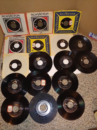 17 Vintage 50s/60s RCA Victor Label 45 Vinyl Records,Western,Barry ...
