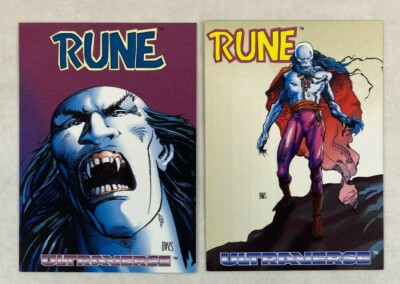 CHEAP PROMO CARD SET: ULTRAVERSE RUNE Skybox Malibu Hero Set (2) #0 ...