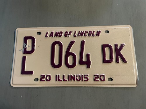 ILLINOIS LICENSE PLATE 2020 DEALER DL 064 DK | eBay