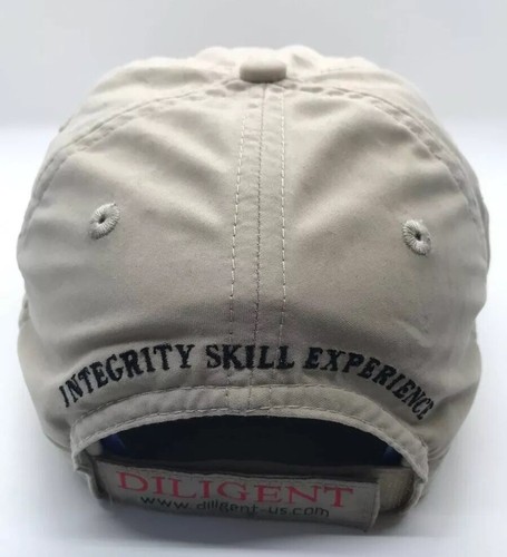 Diligent Consulting Inc Cap Hat Adjustable US Flag Integrity Skill ...