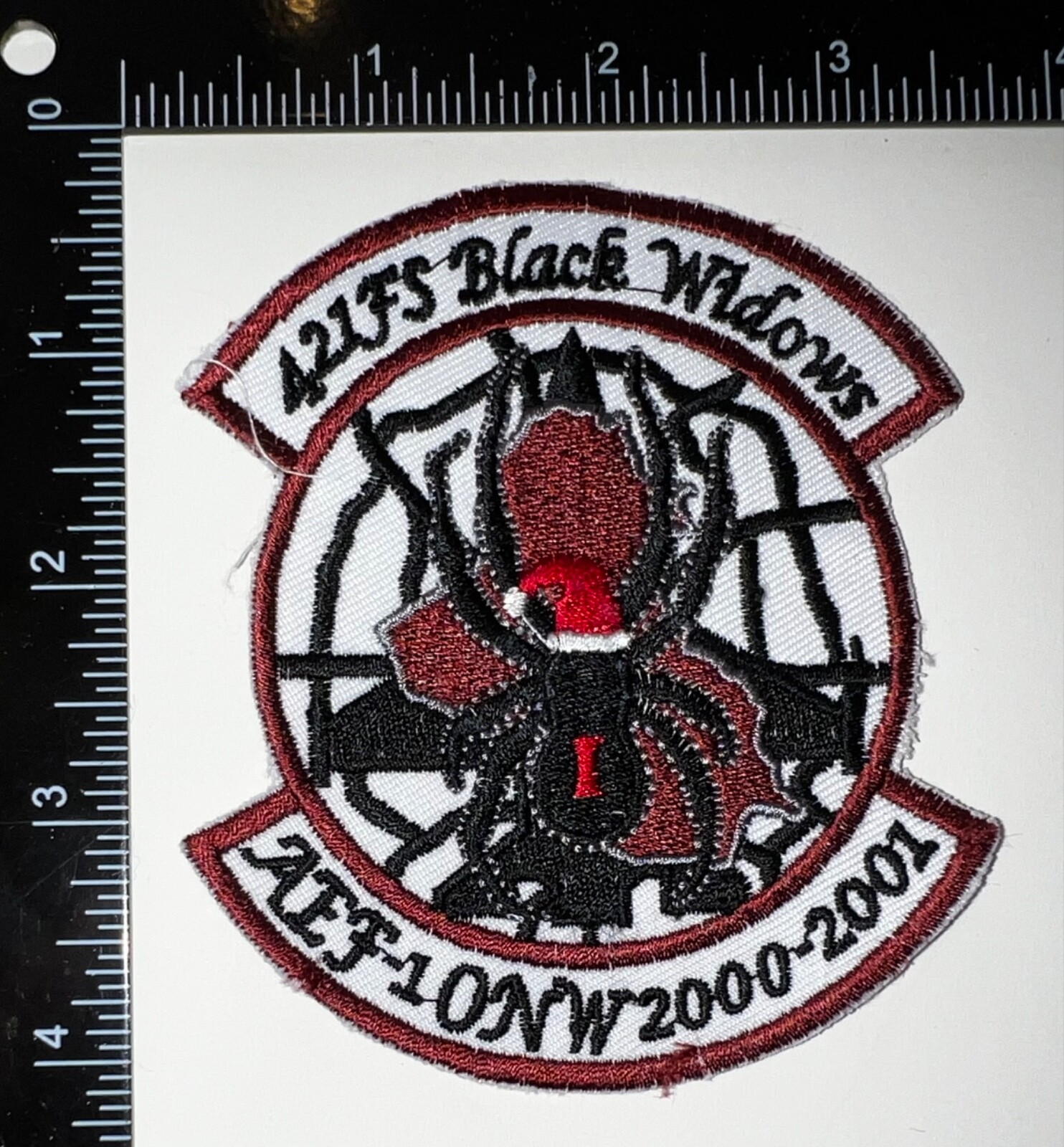 ONW 2000-01 USAF 421st Fighter Squadron Black Widows AEF-1 Patch | eBay