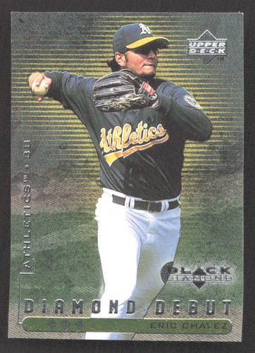 1999 Upper Deck Black Diamond Eric Chavez Diamond Debut /1000 #109 Athletics | eBay