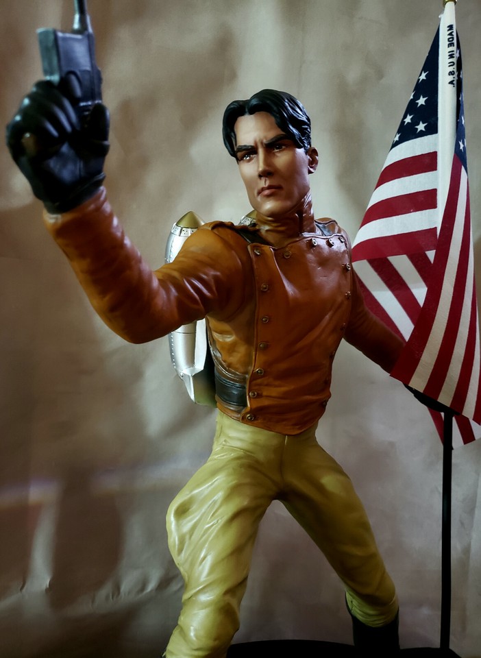 1991 The ROCKETEER Premium Figure custom STATUE One of a Kind Rare FIT ...