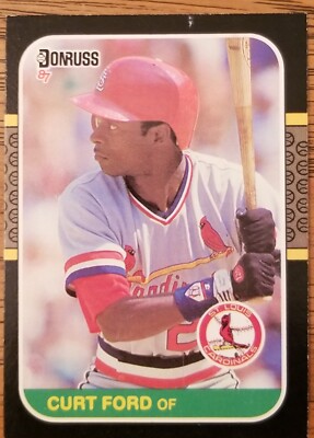 Curt Ford St. Louis Cardinals 1987 Donruss Baseball Card #454 MT | eBay