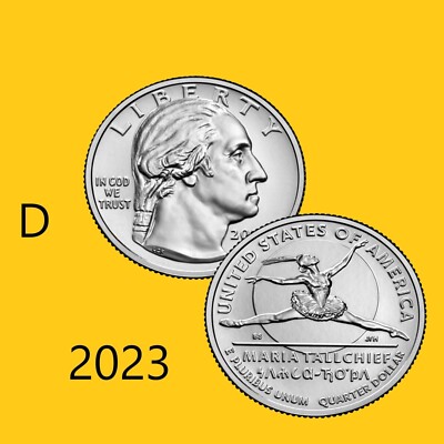 2023 D (1 Coin) American Women Quarters - Maria Tallchief (BU) | eBay