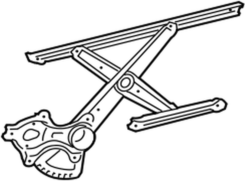 69802-60090 Toyota Regulator sub-assy, front door window, lh 6980260090 ...