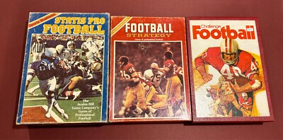 Statis Pro Football Board Game 1983 + Foot Ball Strategy + Challenge ...
