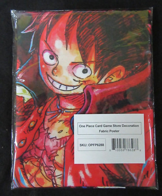 One Piece Card Game OTS Store Decoration Fabric Poster New | eBay