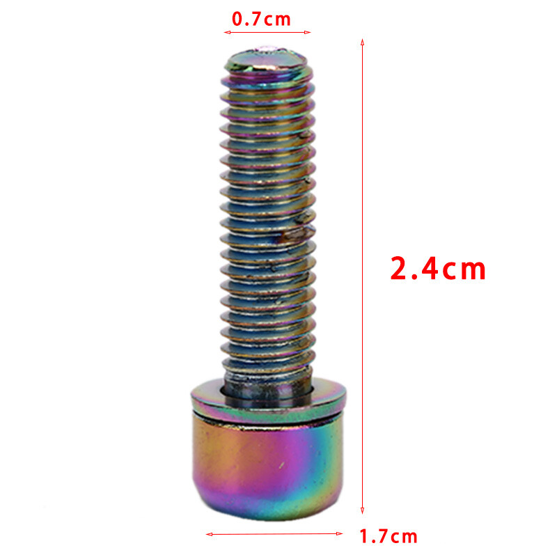 6pcs Bicycle Stem Screw M5x18mm Headset Bolt With Washer Handlebar Bol ...