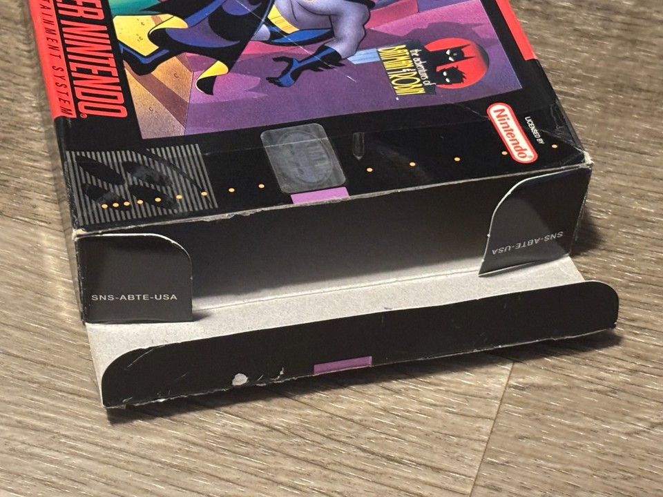 The Adventures of Batman & Robin Super Nintendo Snes Complete CIB ...