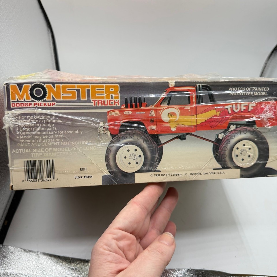 vintage 1982 MPC Monster Dodge Pickup Truck Tuff Ram 1/25 model kit | eBay