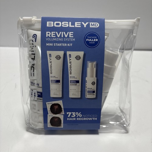 Bosley MD Revive Non-Color Treated Volumizing System Mini Starter Kit ...