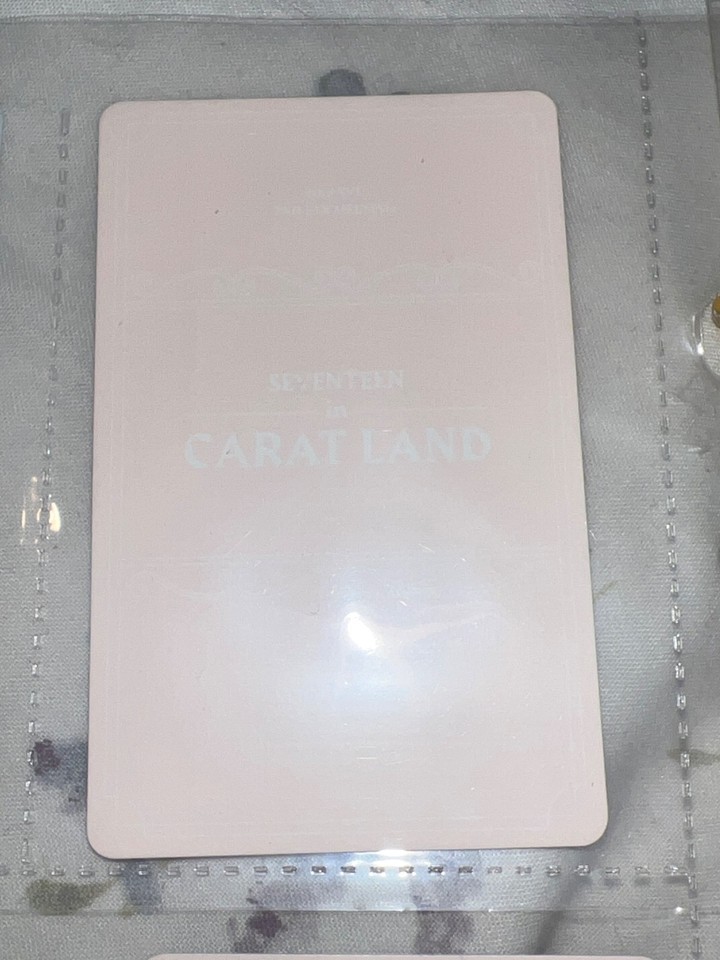 2018 Seventeen Photo Card in Carat Land Fan Meeting Vocal Team | eBay UK