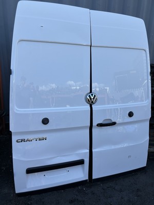 2017-2024 VOLKSWAGEN CRAFTER COMPLETE REAR DOORS IN WHITE | eBay UK
