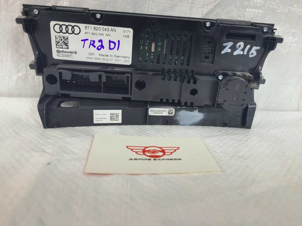 2010-2012 Audi A4 B8 AC Heater Climate Control Unit OEM 8T1 820 043 AN ...