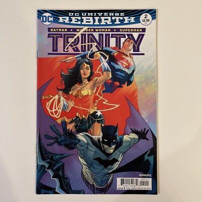 TRINITY #2 1ST PRINT DC COMICS (2016) REBIRTH SUPERMAN BATMAN WONDER ...