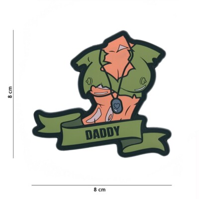 Morale Patch 3D PVC Daddy Girl Hook and Loop. Pin Up | eBay